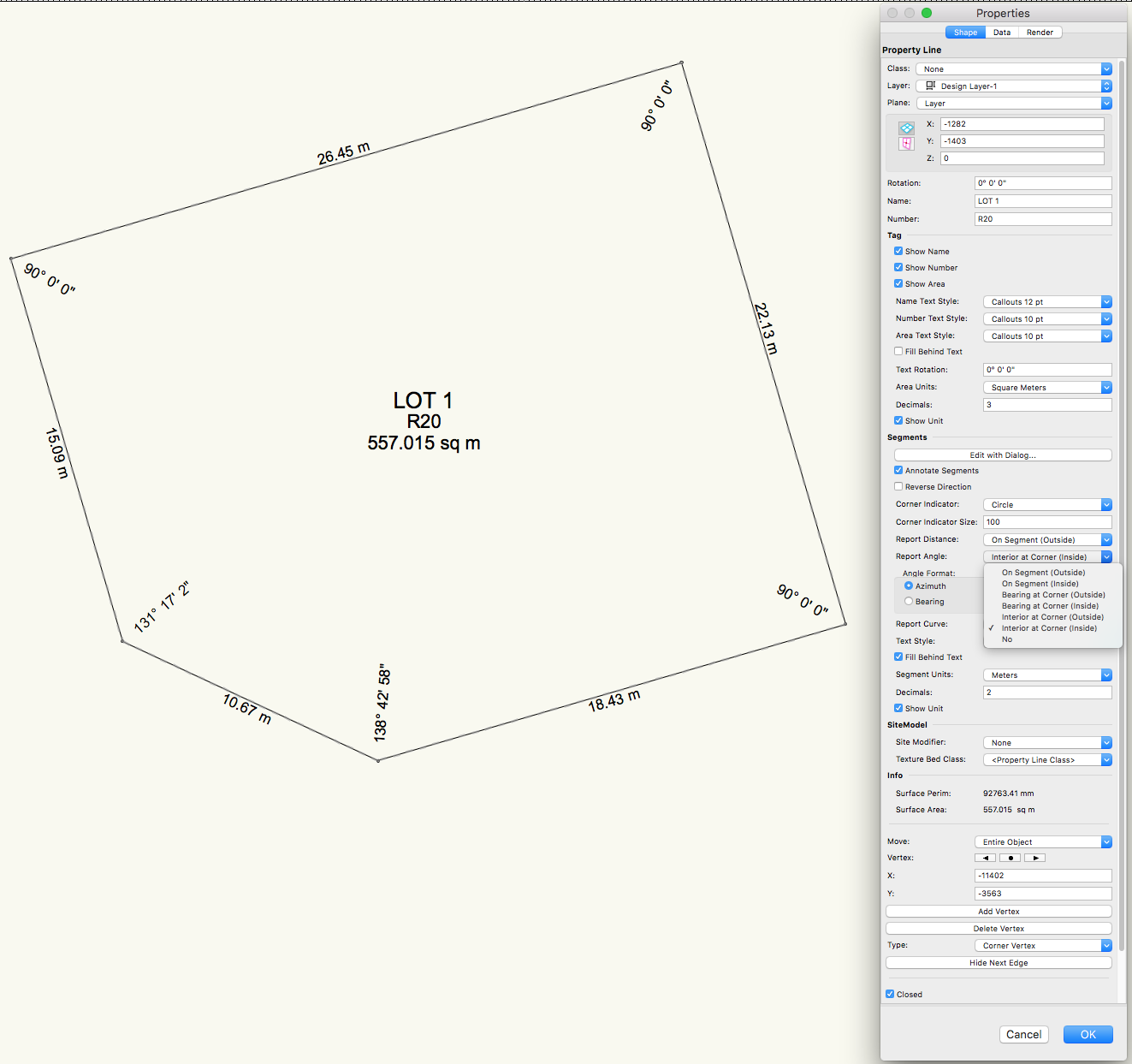 Property Line object has been enhanced in Vectorworks 2017 ...