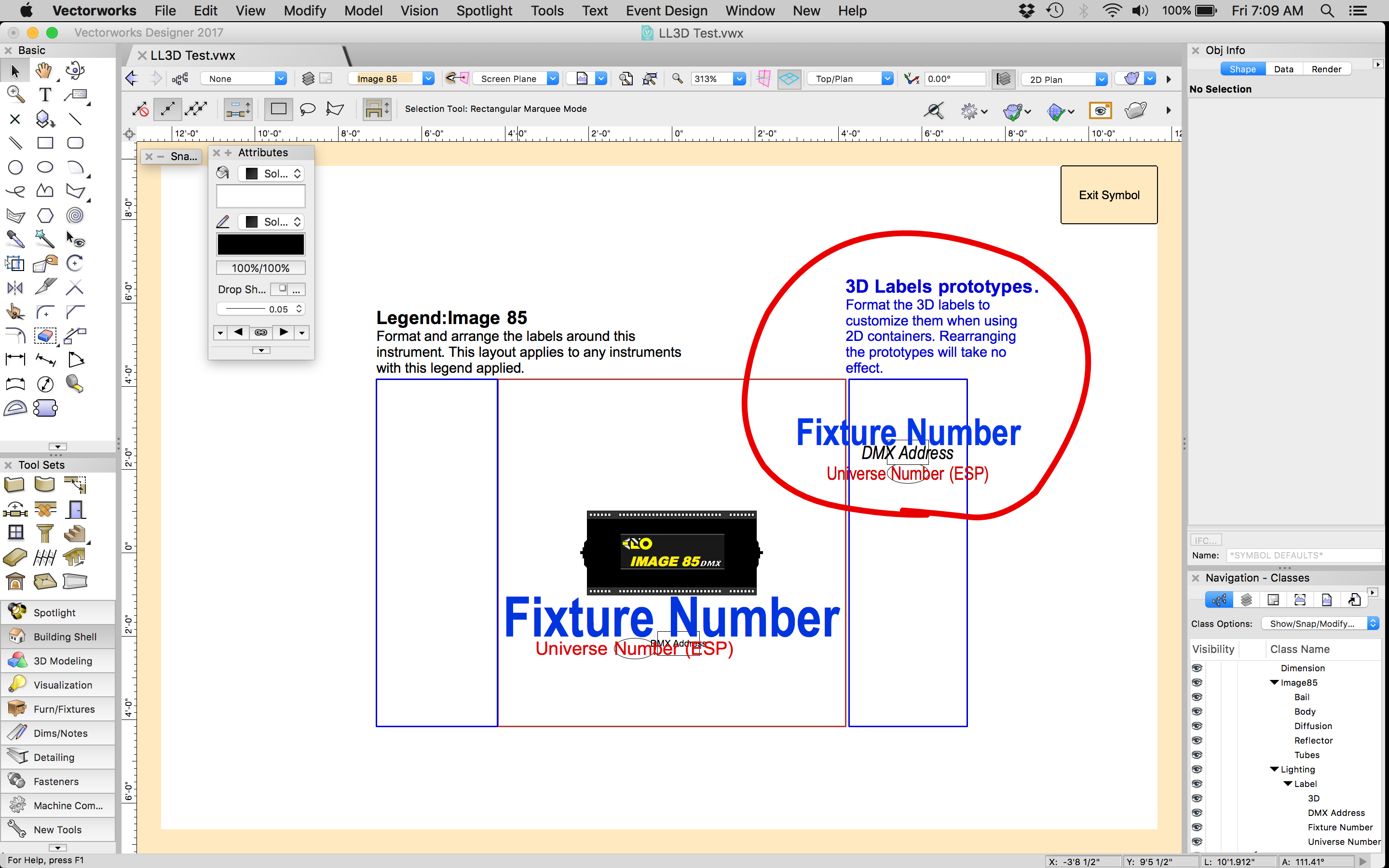 3d label legend - Entertainment - Vectorworks Community Board