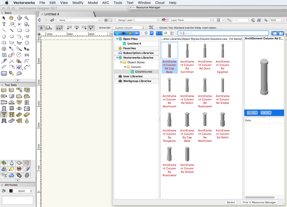 Visual Object Access By Tools In Vectorworks 2017 General Discussion