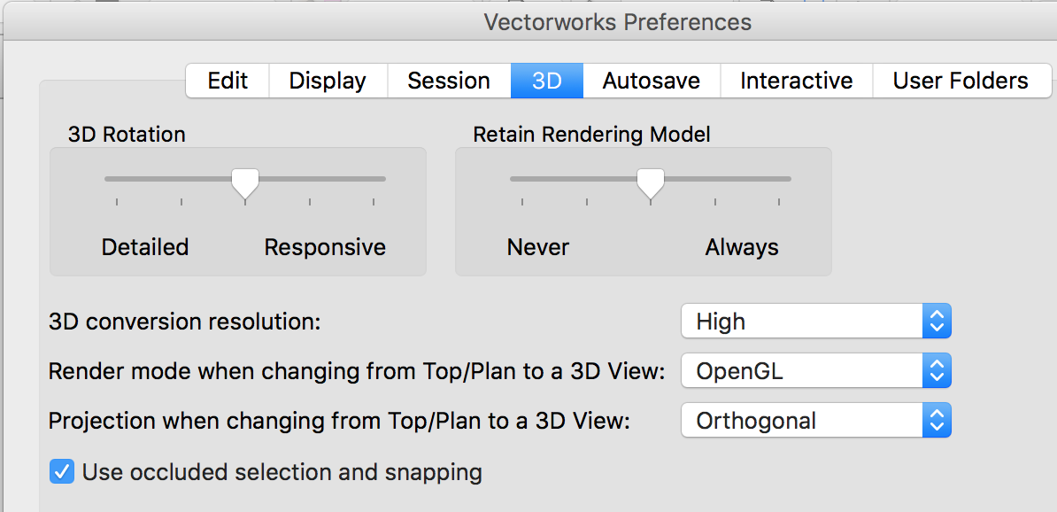 Render Mode and Projection - General Discussion - Vectorworks Community ...