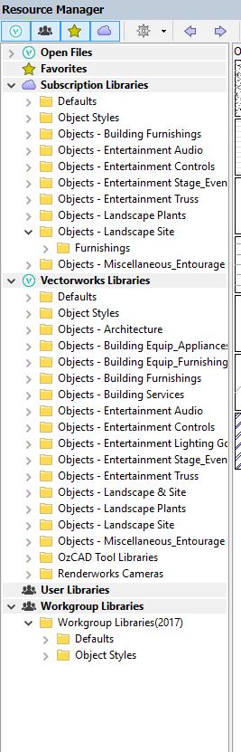 Resource Manager Favorites - General Discussion - Vectorworks Community ...