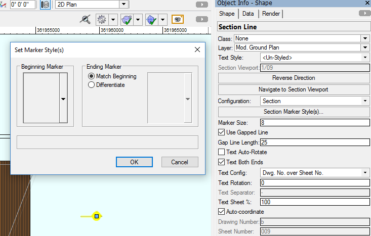 No Section Marker Styles Available - General Discussion - Vectorworks ...