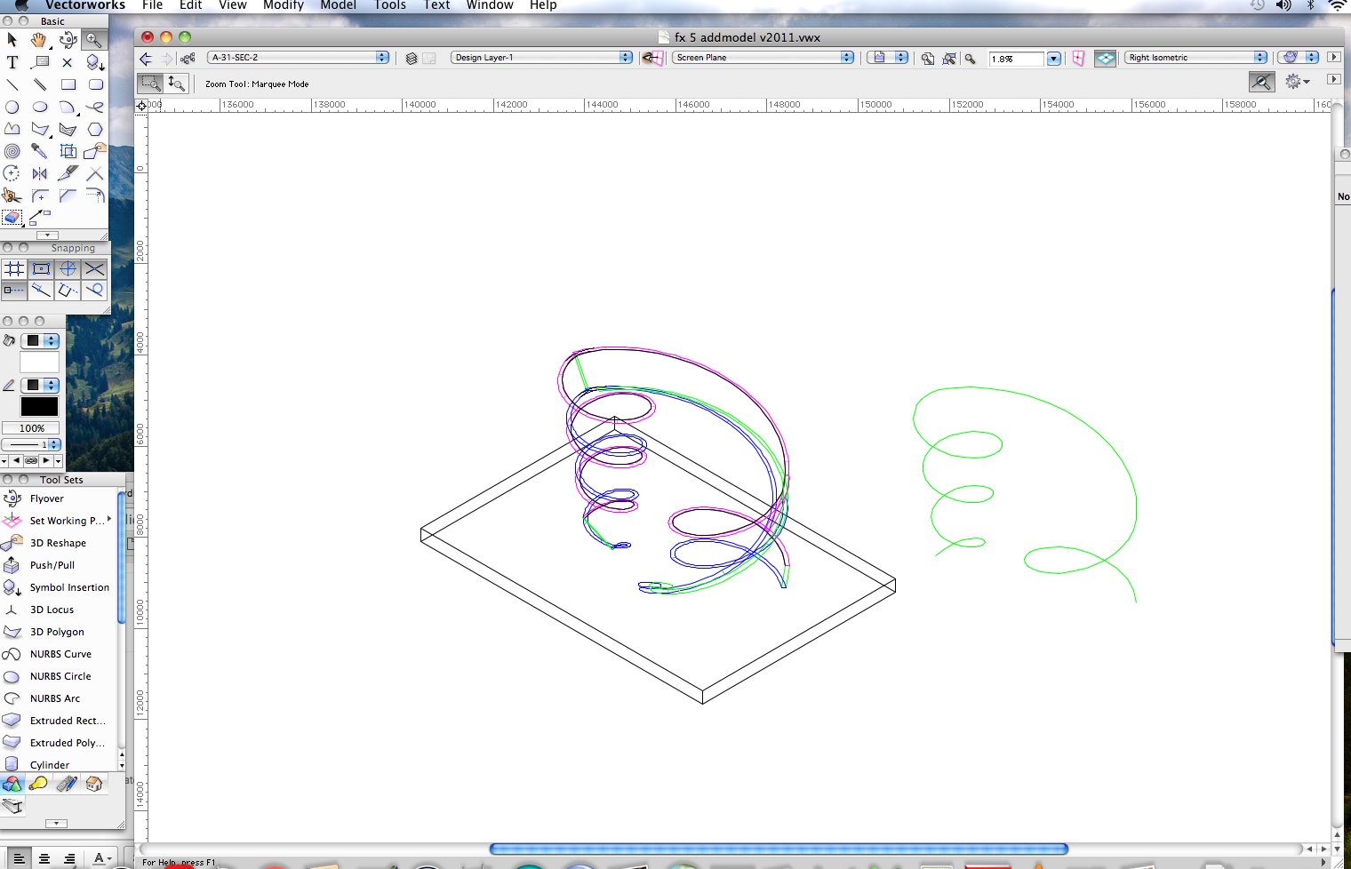 Tracing 3D shapes using a nurbs curve - Solids Modeling - Vectorworks Community Board