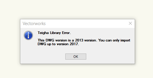 Importing 2013 DWG - General Discussion - Vectorworks Community Board