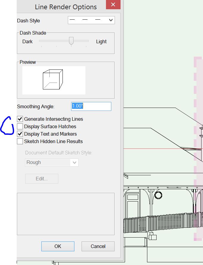 Can't turn off surface hatches in flattened design layer viewports? - Troubleshooting ...