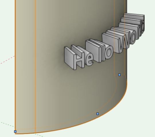 How do you get text to follow a curved walls? - Troubleshooting ...