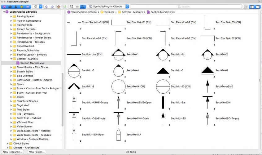Custom Section Markers General Discussion Vectorworks Community Board