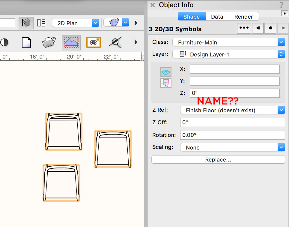 Symbol Name in OIP - Wishlist - Feature and Content Requests - Vectorworks Community Board