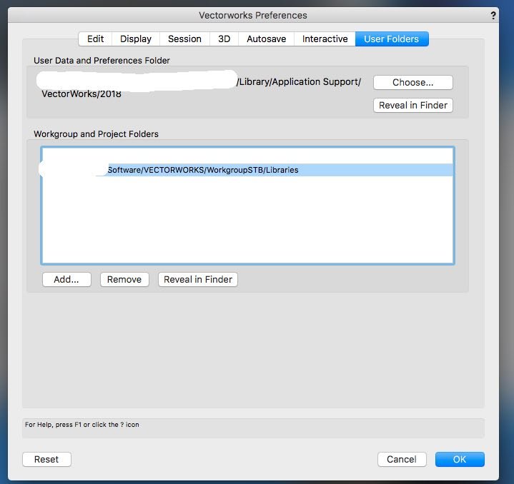 Workgroup Folder dissapeared - Troubleshooting - Vectorworks Community Board