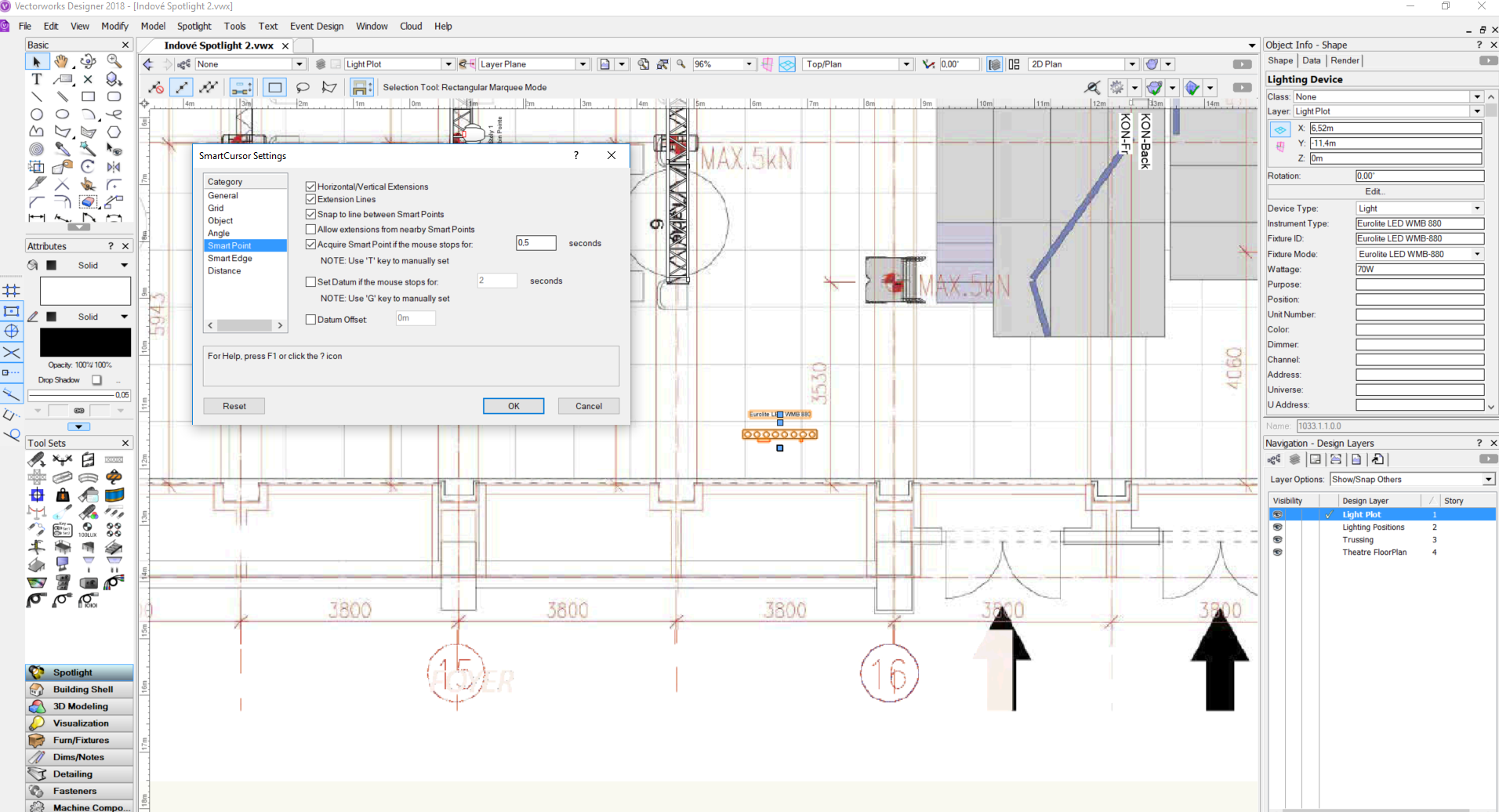 Not Getting Smart Points At All Entertainment Vectorworks Community Board
