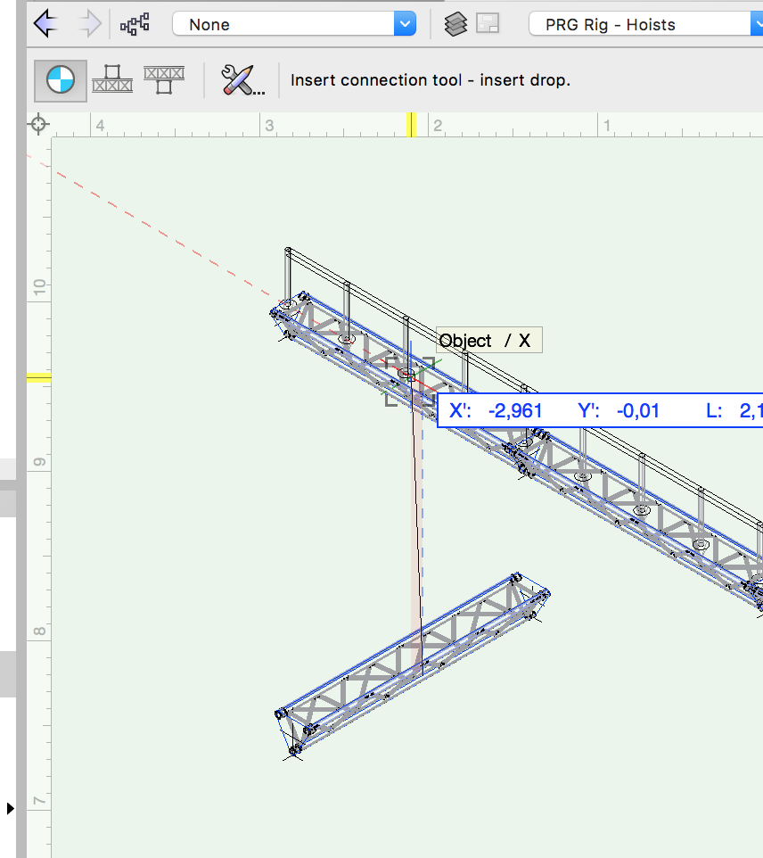 Insert Connection Strange Behaviour Braceworks Vectorworks 