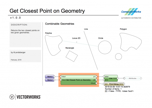 Get Closest Point on Geometry - Marionette - Nodes - Vectorworks Community Board