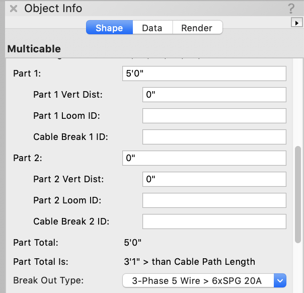 Custom Cable Connectors/Accessories - Entertainment - Vectorworks ...
