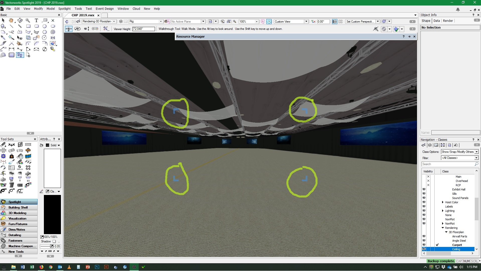 Remove or change size of framing square - Troubleshooting - Vectorworks ...