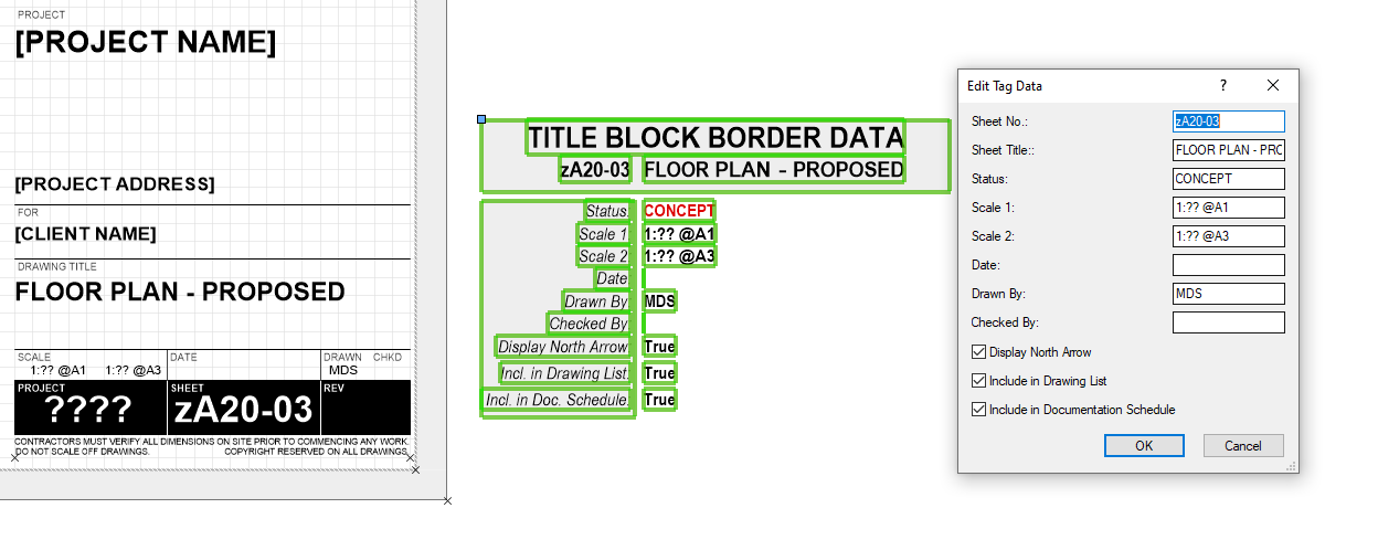 Title Block Border Drawing Stamp - Checkbox in OIP - Wishlist - Feature ...