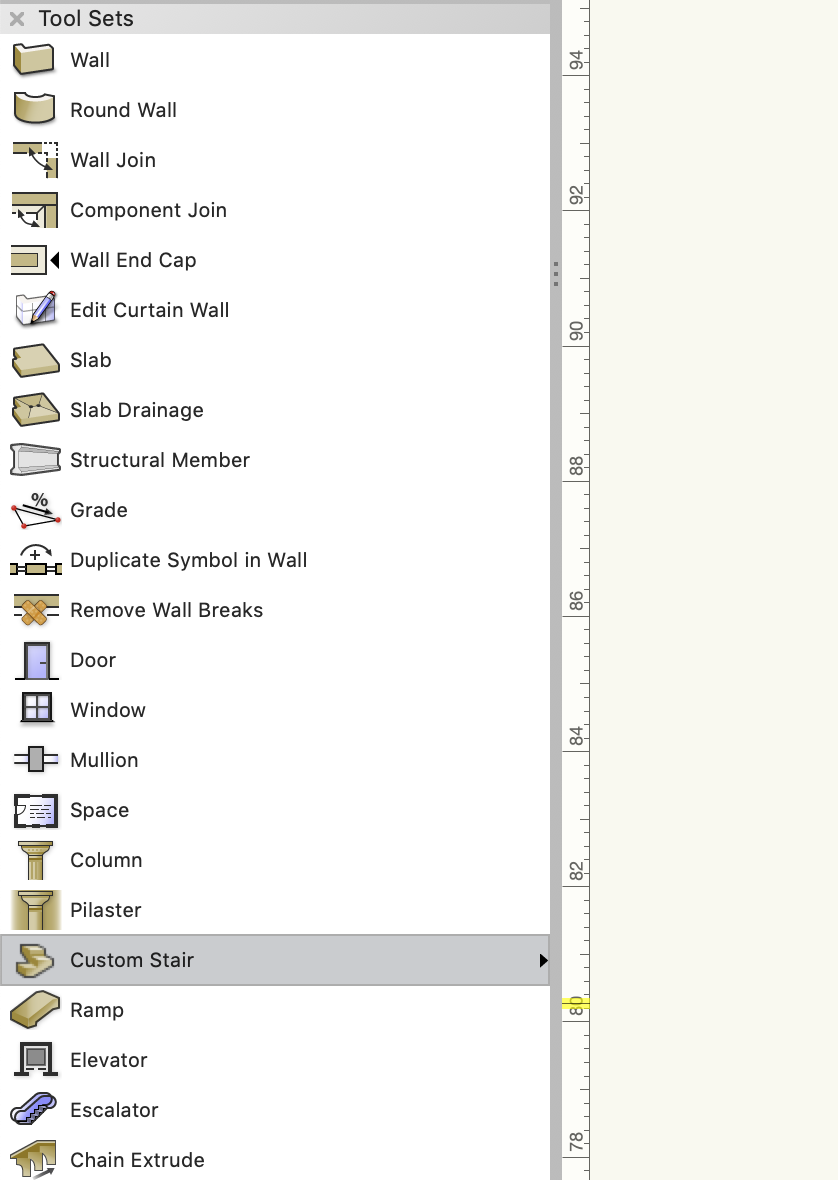 Staircase Attributes Architecture Vectorworks Community Board