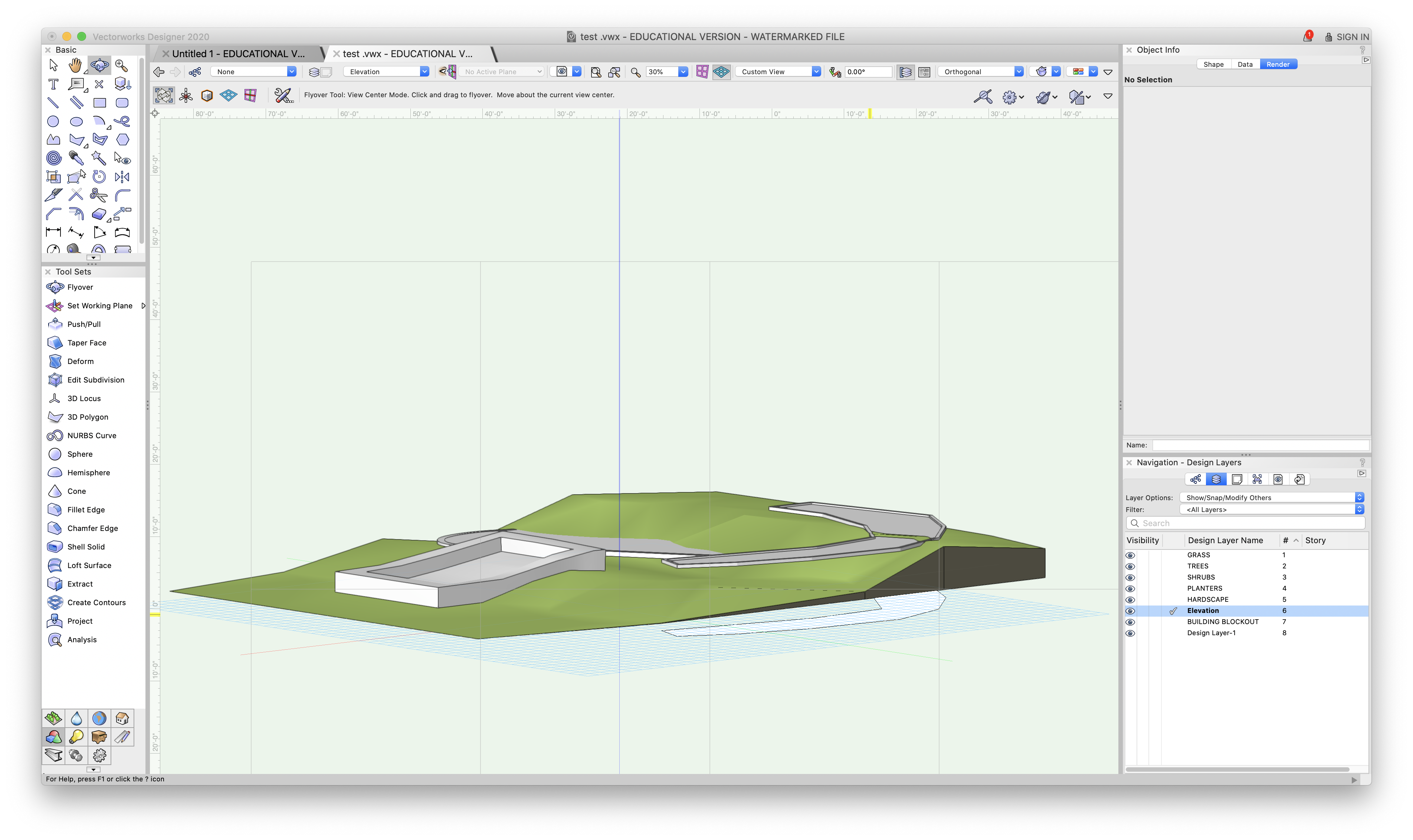 Hardscape and roadway - Site Design - Vectorworks Community Board