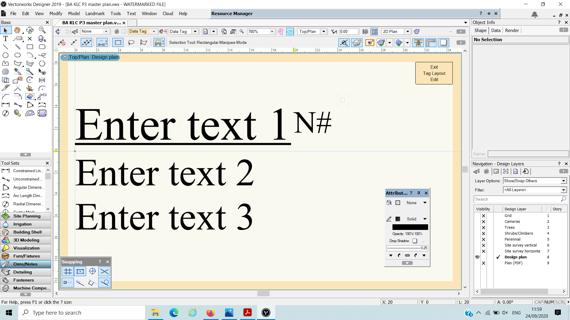 Data Tag - Site Design - Vectorworks Community Board