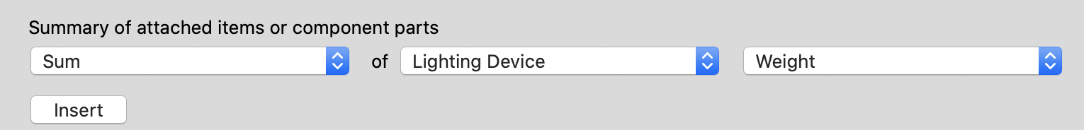 weight data tags (only light device / only truss) - Entertainment - Vectorworks Community Board