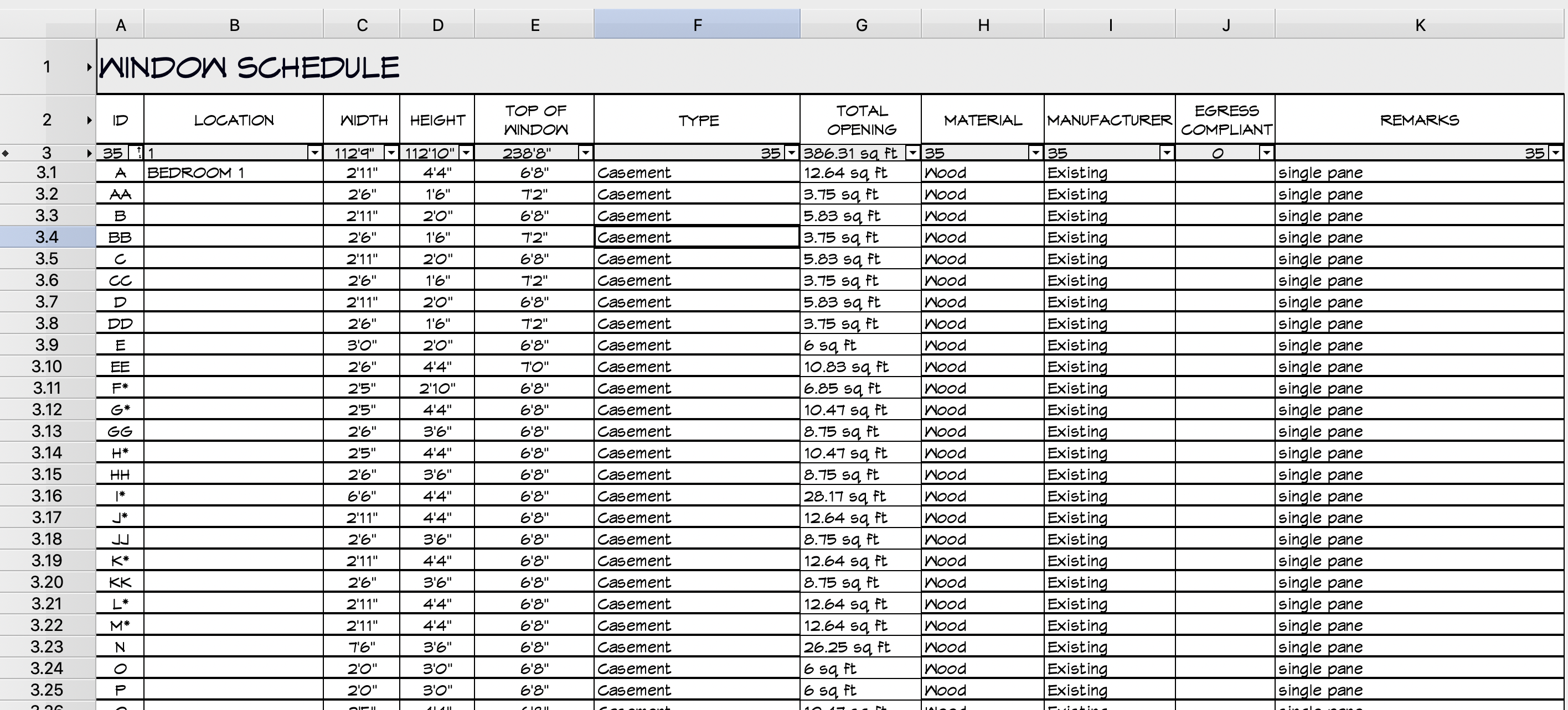 Window schedule problems - Architecture - Vectorworks Community Board