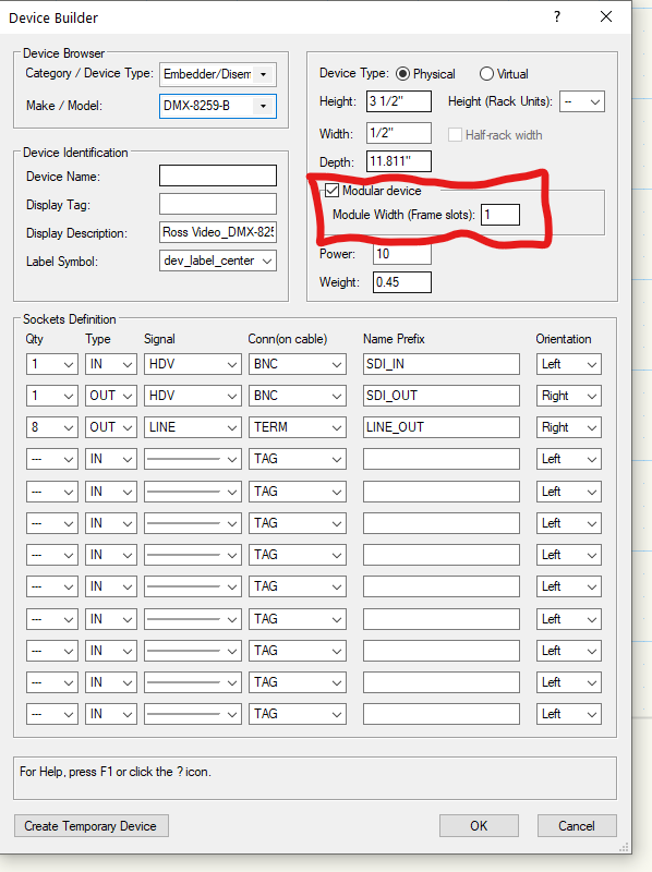 Opengear-style Modular Frame - ConnectCAD - Vectorworks Community Board