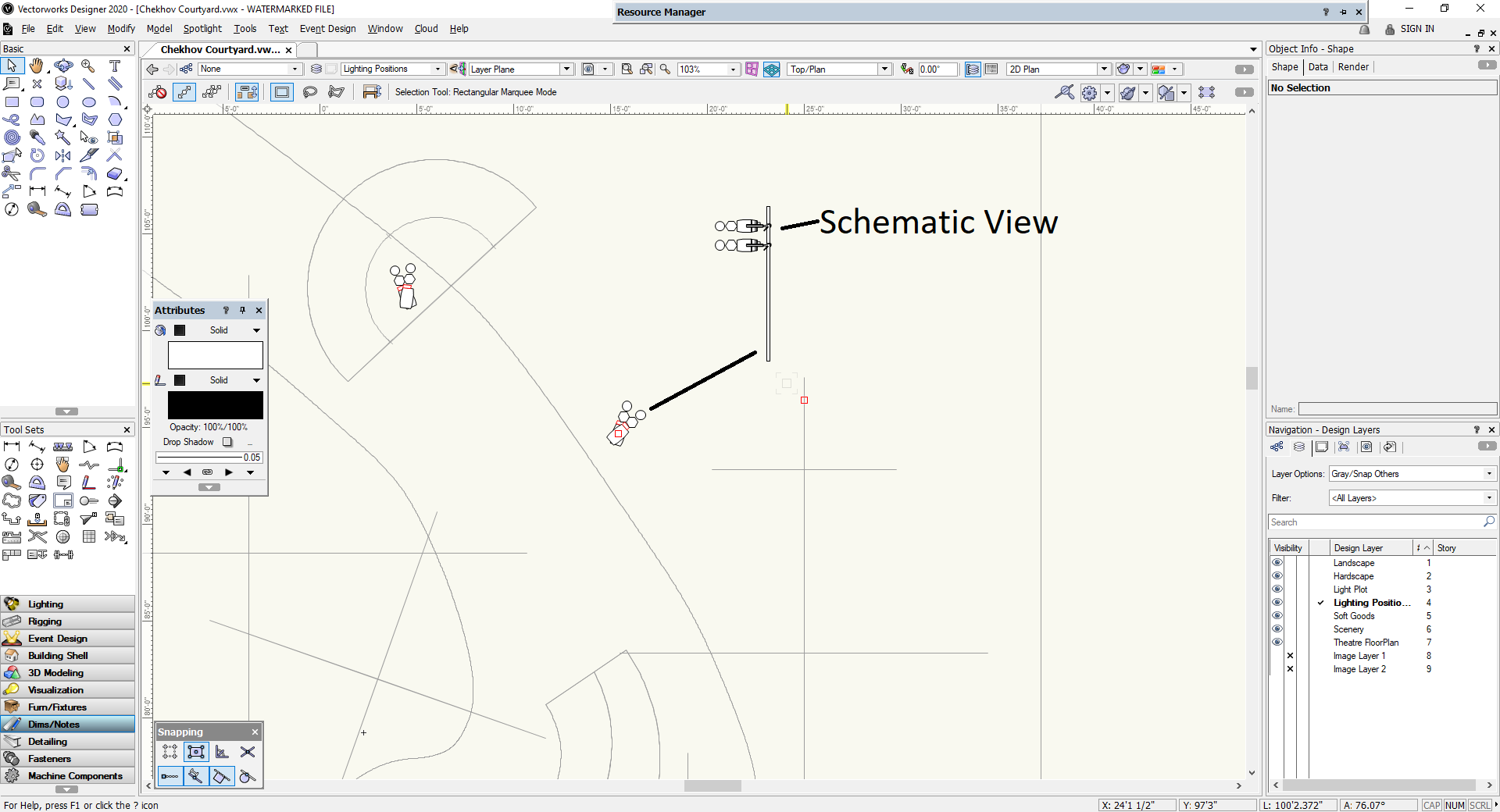 Schematic View Not Working As Expected Troubleshooting Vectorworks 