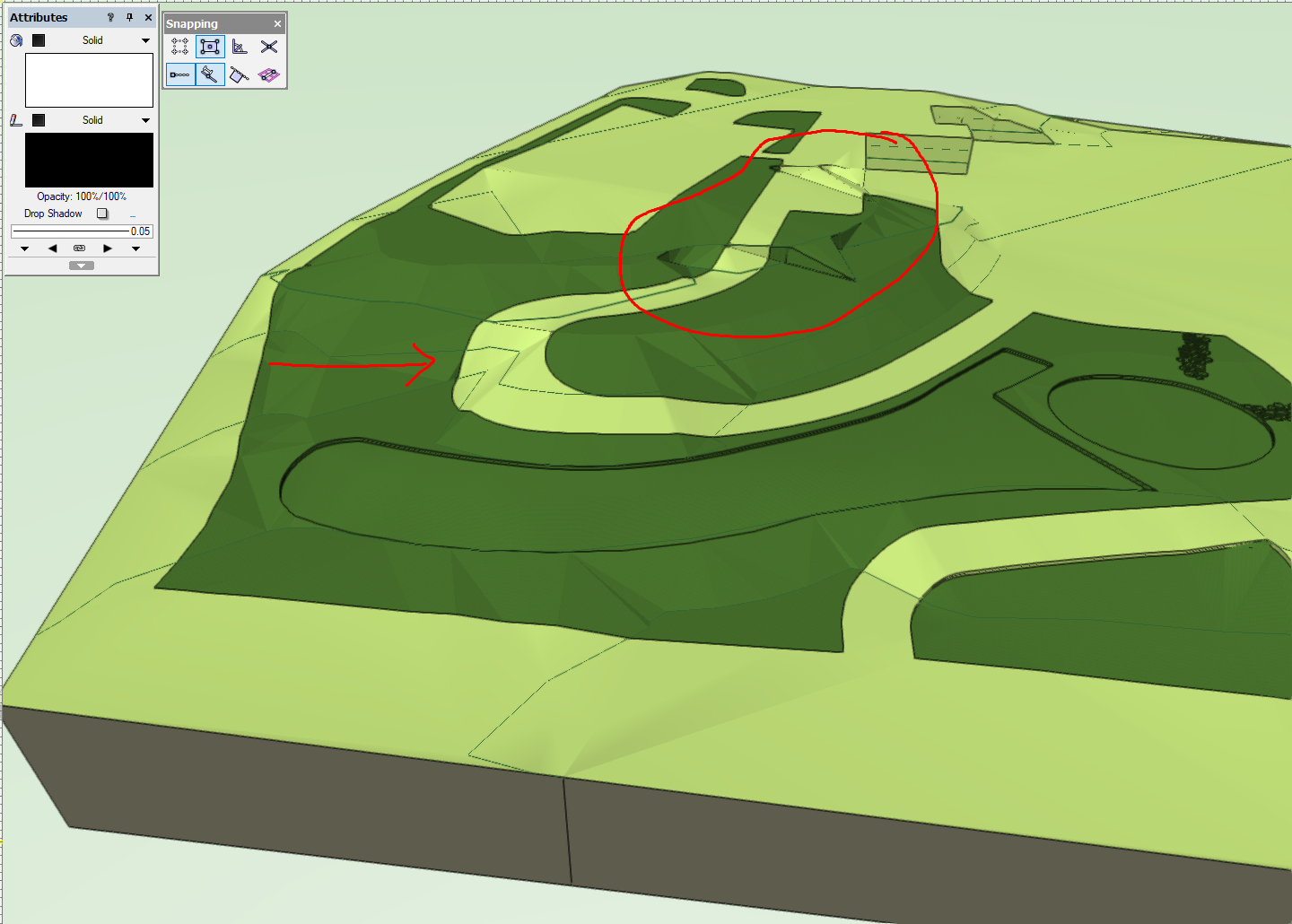 Landscape Area Alignment/3d Geometry - Site Design - Vectorworks ...