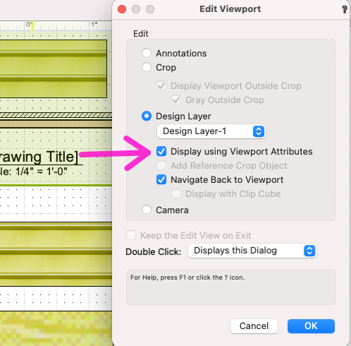 Viewport to Design layer not going to view - Troubleshooting - Vectorworks Community Board