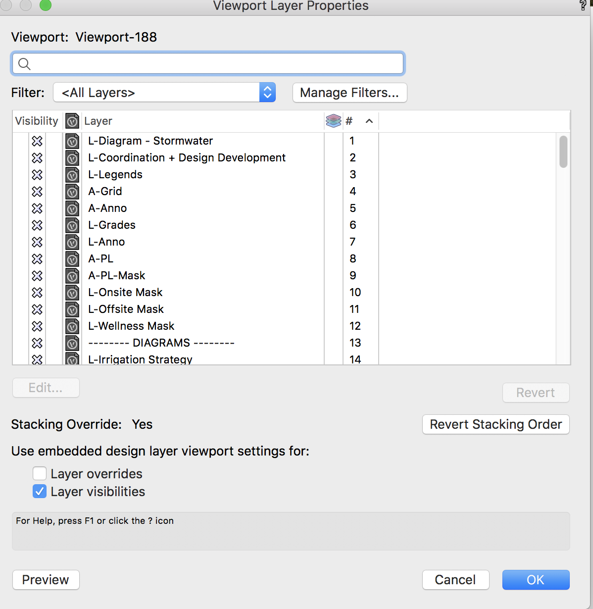 VW Viewport Can t Change Layer Order screenshot Provided 