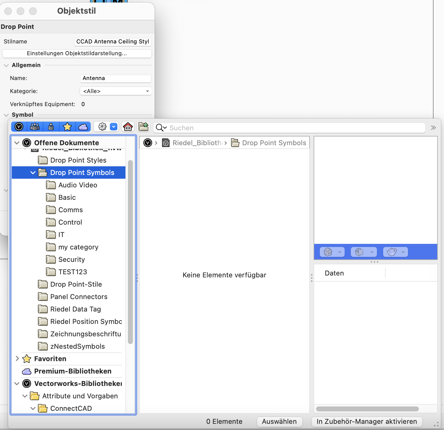 Creating New Drop Point Styles And Symbols Connectcad Vectorworks Community Board