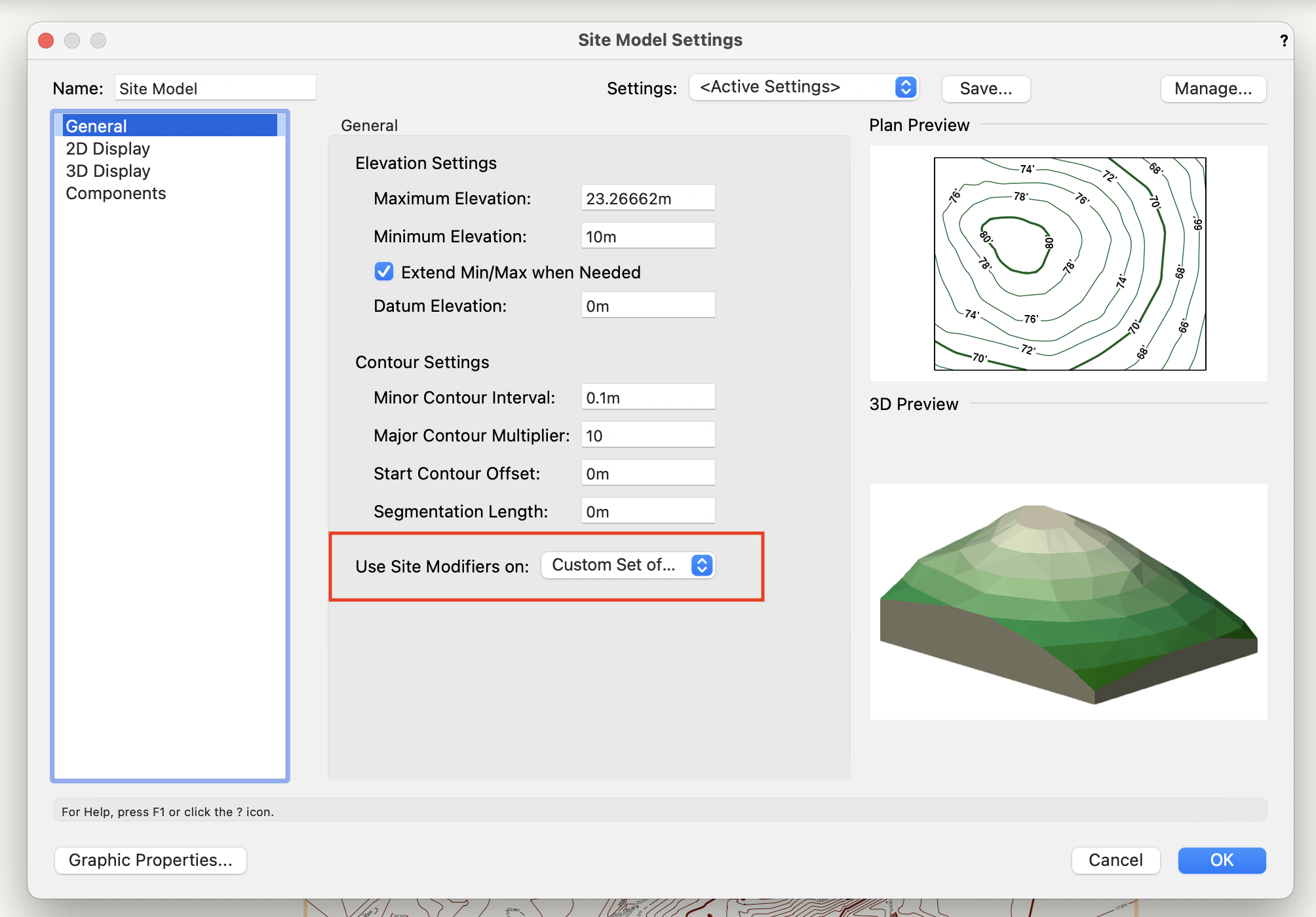 Hardscape Object Draw 3D Types Missing? - Site Design - Vectorworks Community Board