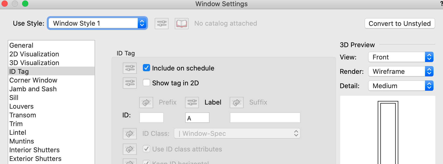 Generating a window schedule from symbols - Architecture - Vectorworks ...