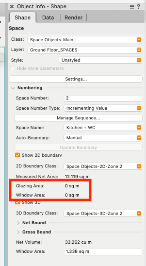Space object questions - Architecture - Vectorworks Community Board