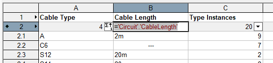 How to get total length of a certain cable type - ConnectCAD ...