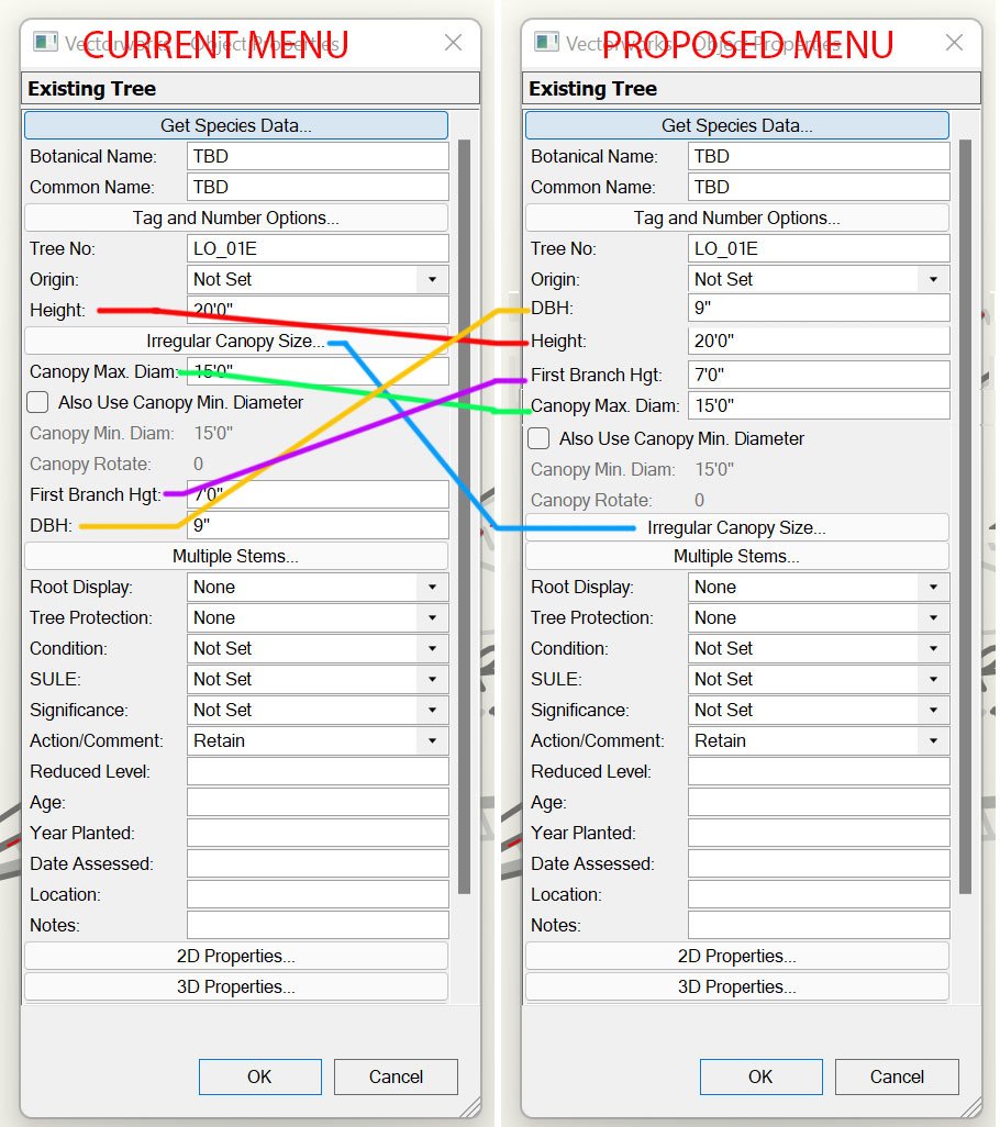 Existing Tree Menu - Landmark user interface ergonomics. - Wishlist ...