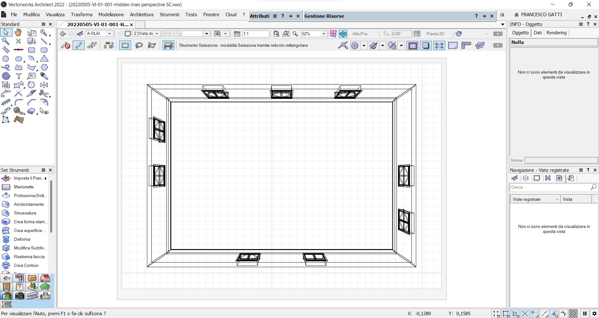 Hidden line render mode issue - Lines/entire objects not showing ...