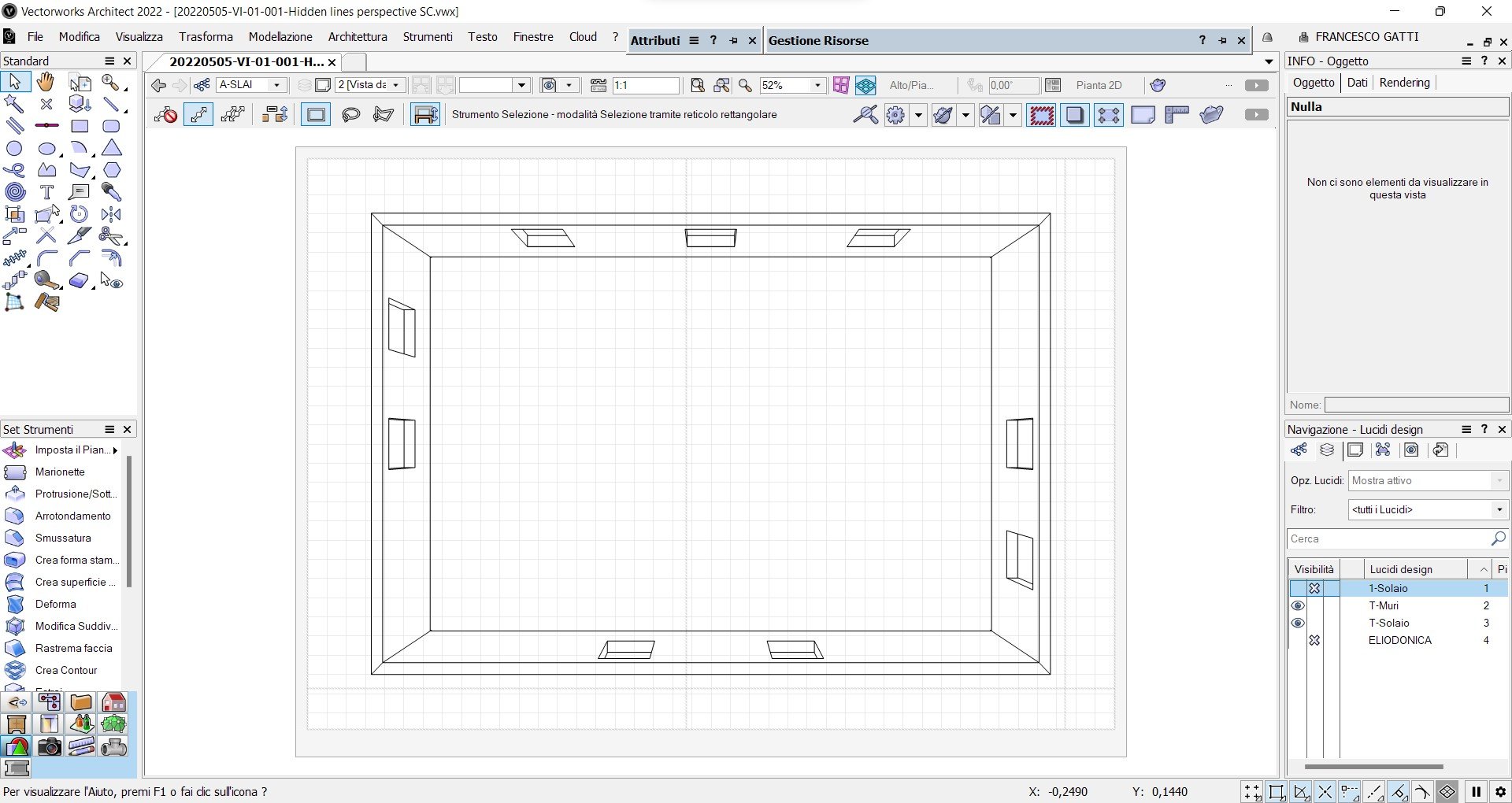 Hidden line render mode issue - Lines/entire objects not showing ...