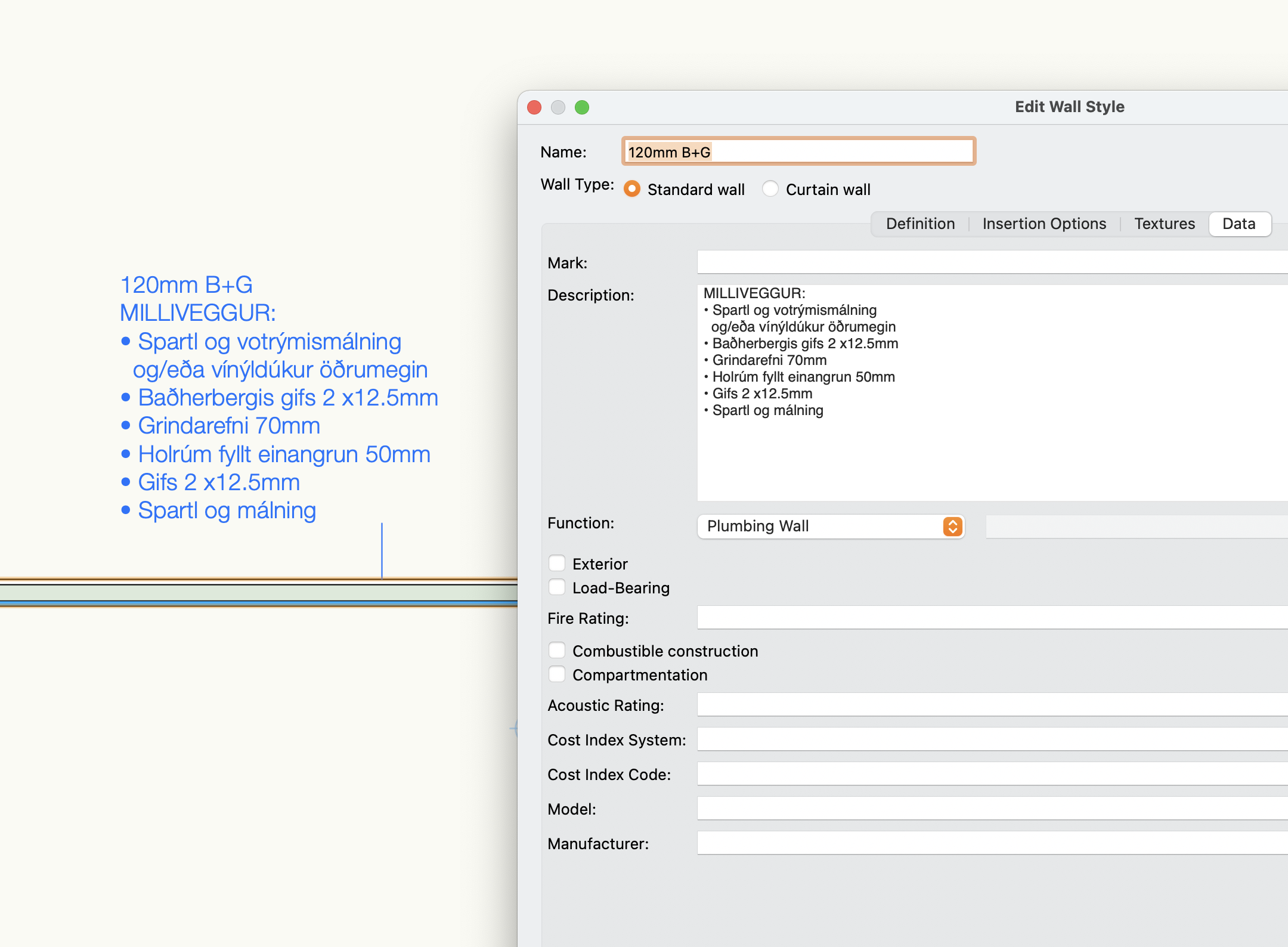 Using Data Tags to Callout Materials for Wall Styles - Architecture ...