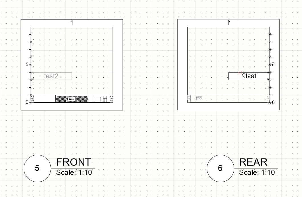 Half-rack rear mounted and symbol insertion point - ConnectCAD ...