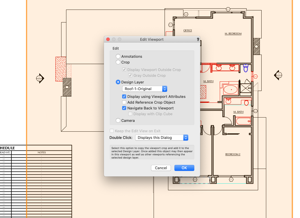 Navigating from viewport to design layer goes to wrong position - Troubleshooting - Vectorworks ...