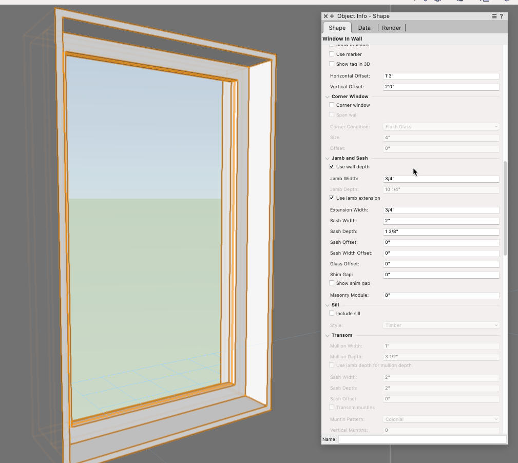 Offsetting Windows and Doors in a Wall on Floor Plans - Architecture - Vectorworks Community Board