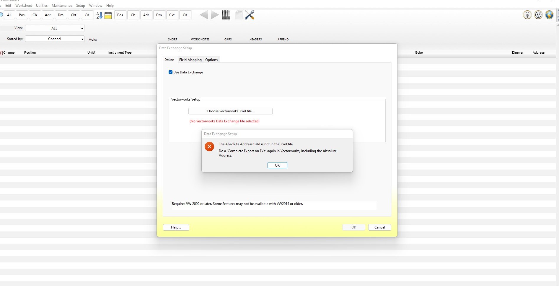 Vectorworks And Lightwright Xml Not Working Troubleshooting