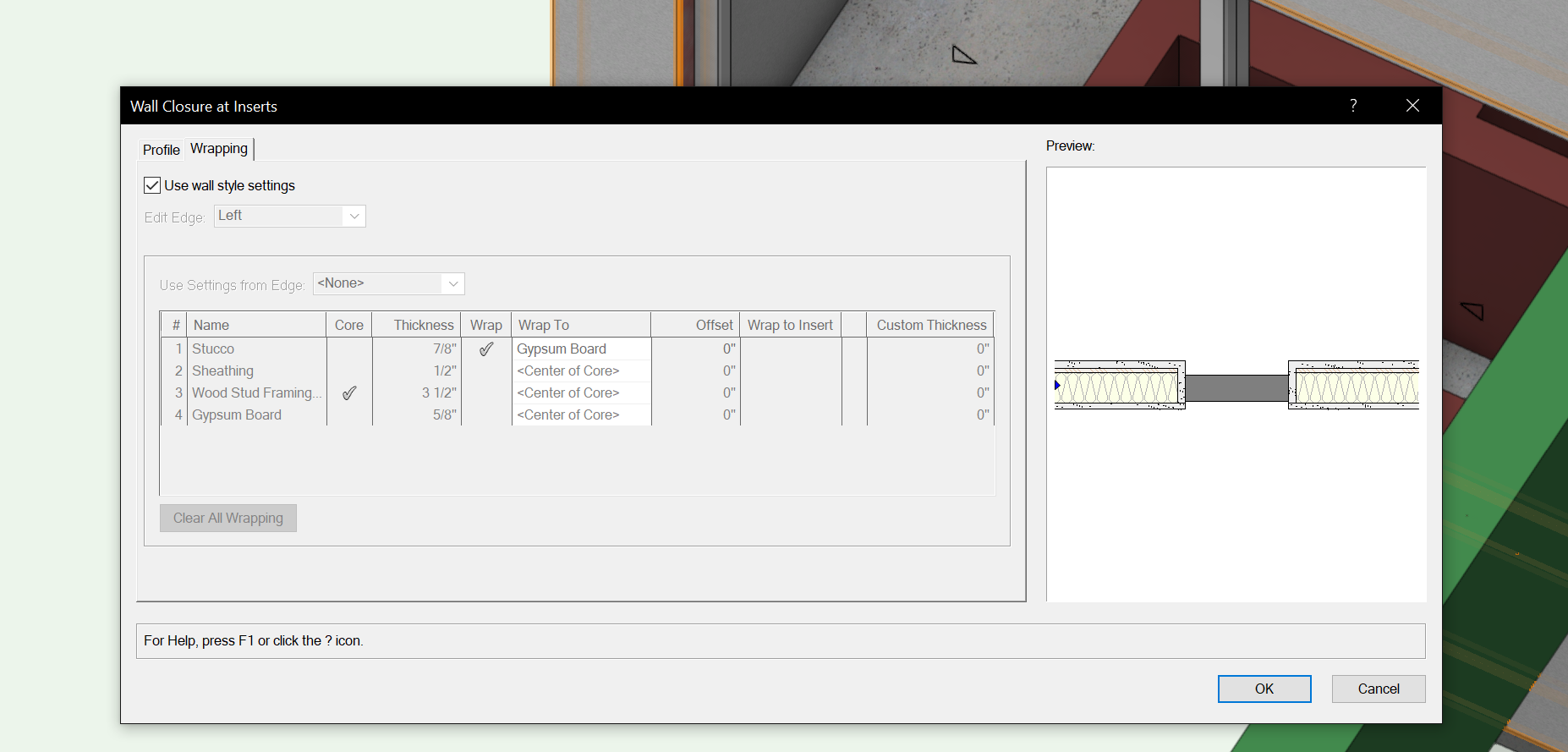 Wall closure setting - Architecture - Vectorworks Community Board