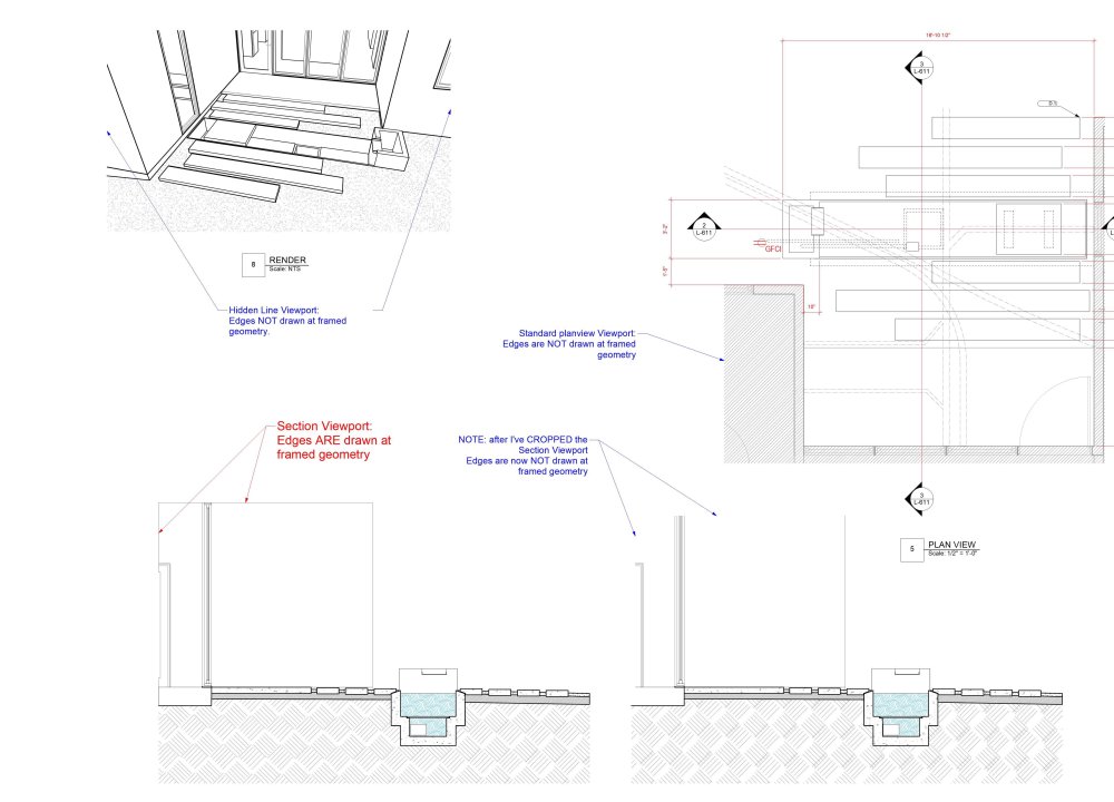 How Do I Turn Off These Drawn Edges In Section Viewports General