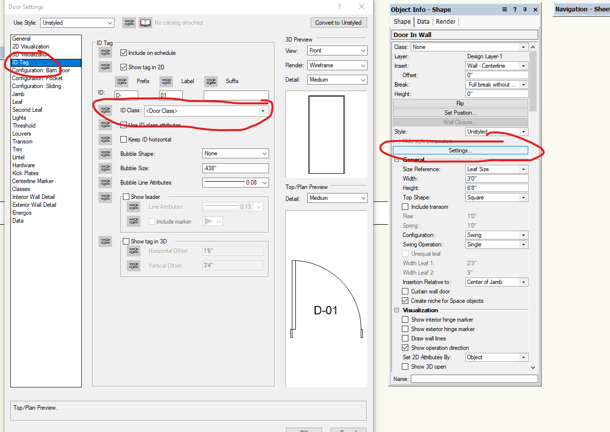 Door font size? - Architecture - Vectorworks Community Board
