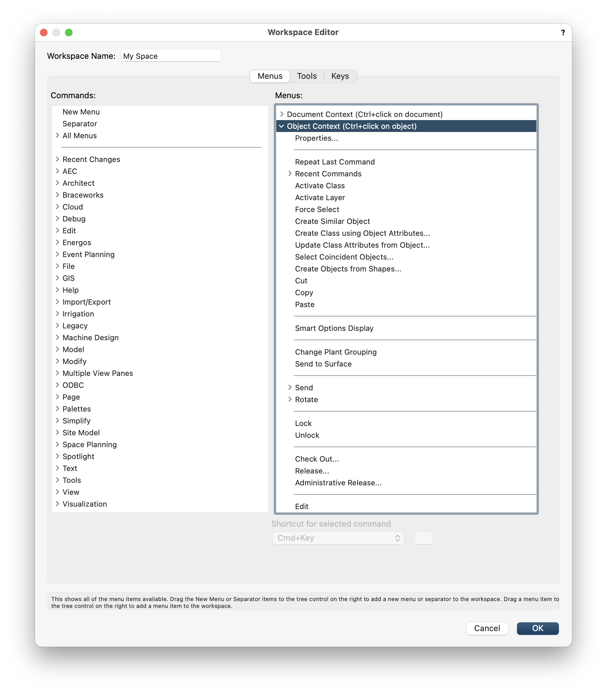 Object Context Menu Move Align To The Top Wishlist Feature And