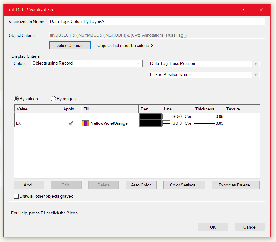 Truss Tag - Data Vis by Position Name - Entertainment - Vectorworks ...