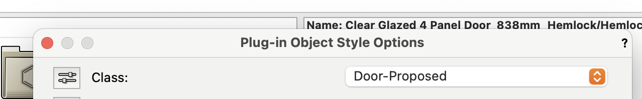 Assign The Class To A Plug In Door Troubleshooting Vectorworks Community Board