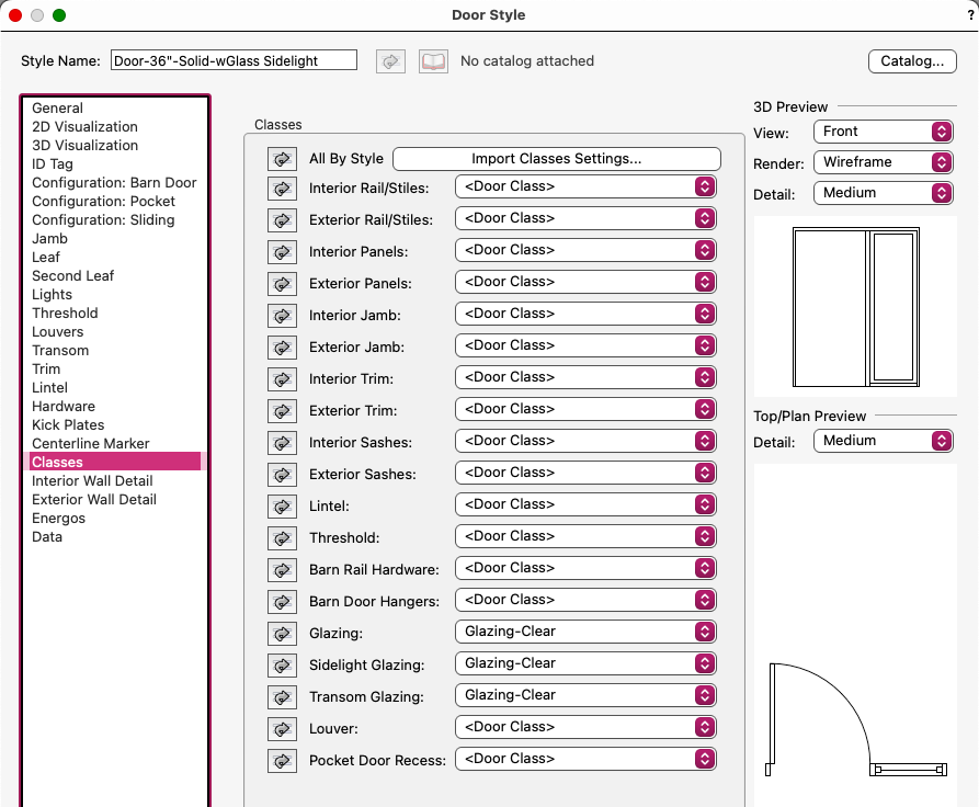Assign The Class To A Plug In Door Troubleshooting Vectorworks Community Board