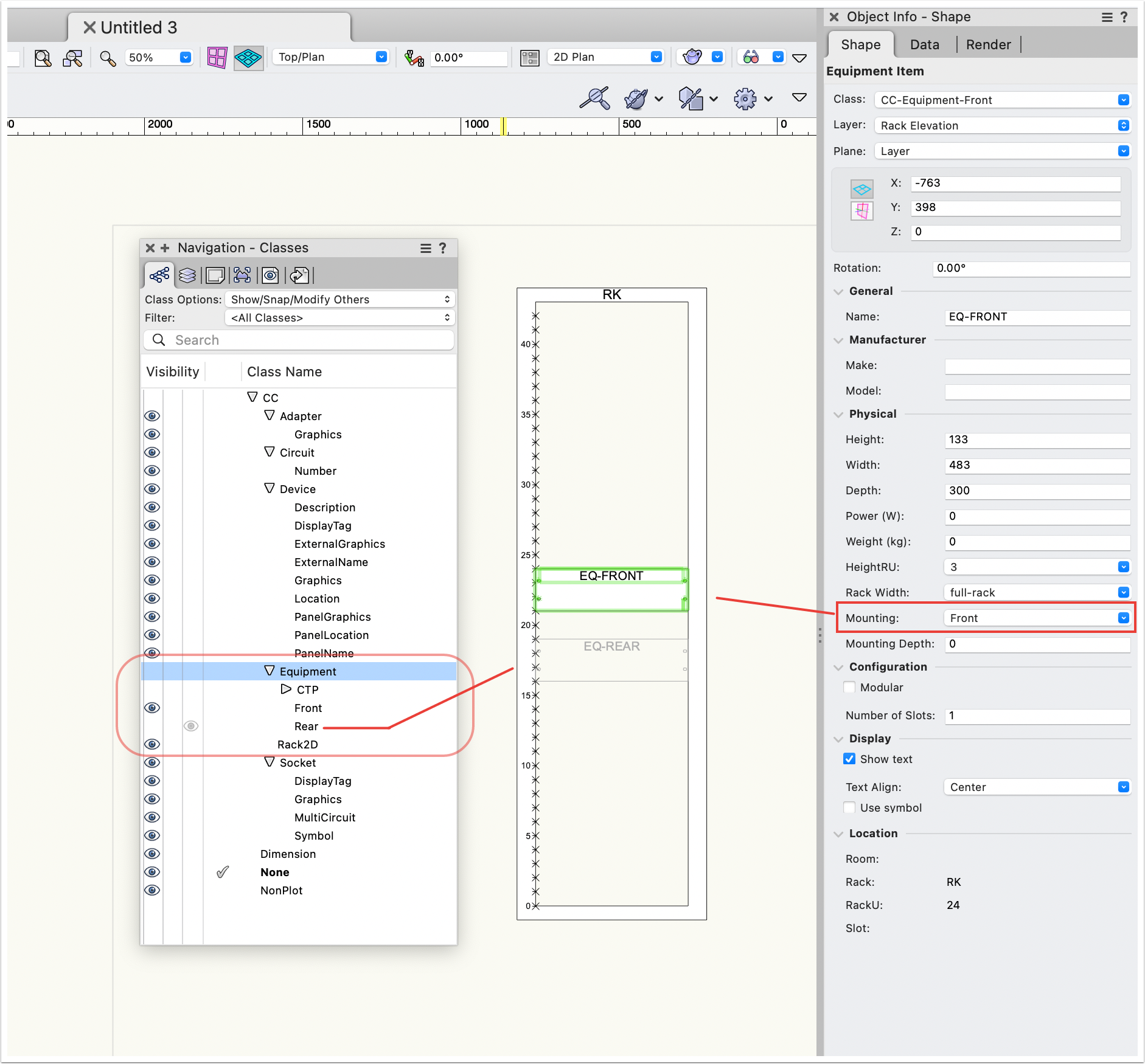 V2023, Front-rear rack view? - ConnectCAD - Vectorworks Community Board